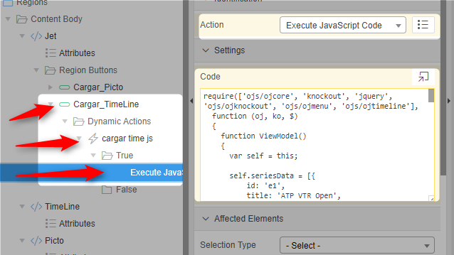 Integrando Oracle JET v5.1 en Oracle Apex + Jet TimeLine y PictoChart ...
